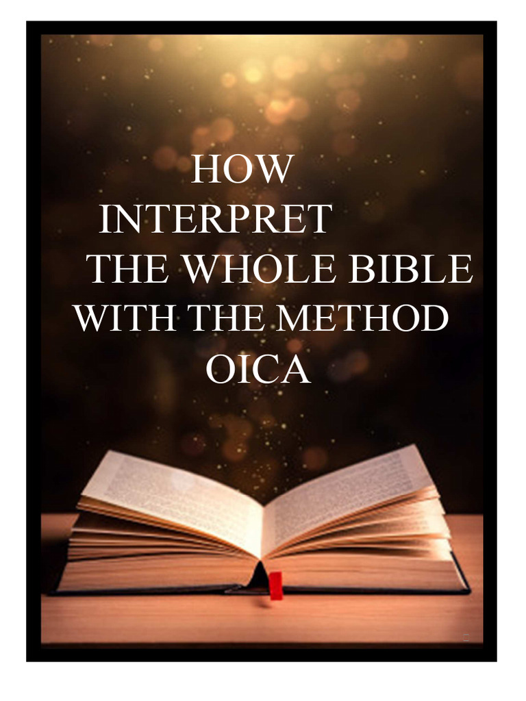 OICA Method for Bible Interpretation | PDF | Bible