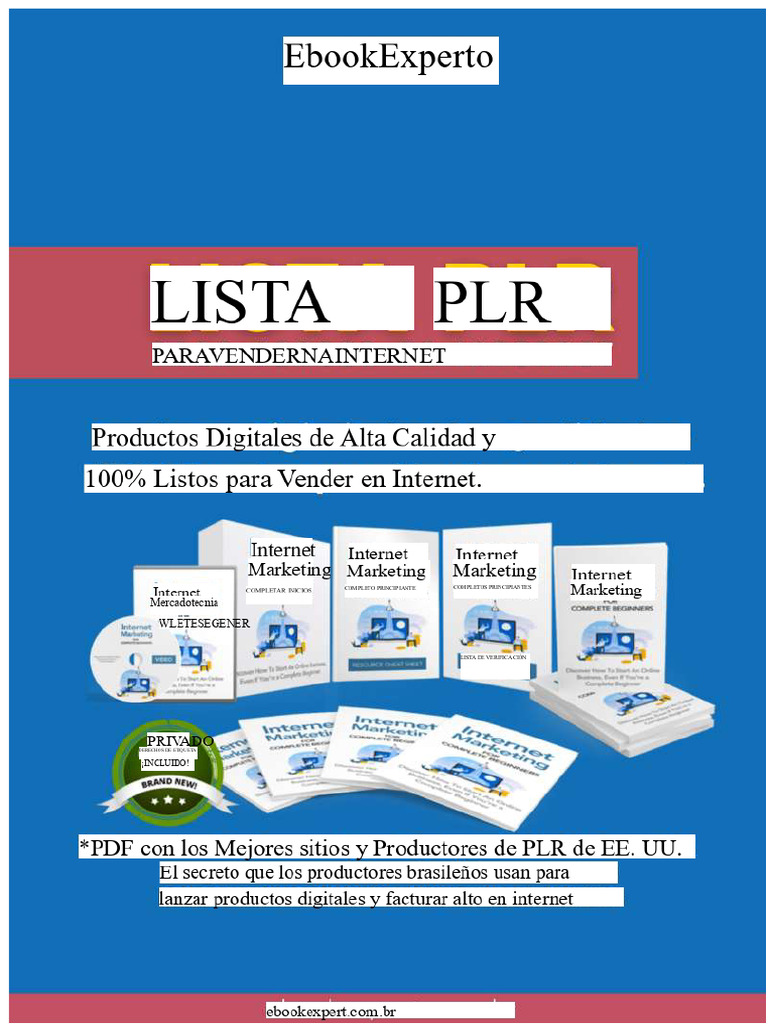 Guía de Productos PLR para Negocios Online | PDF | Blog | Marketing