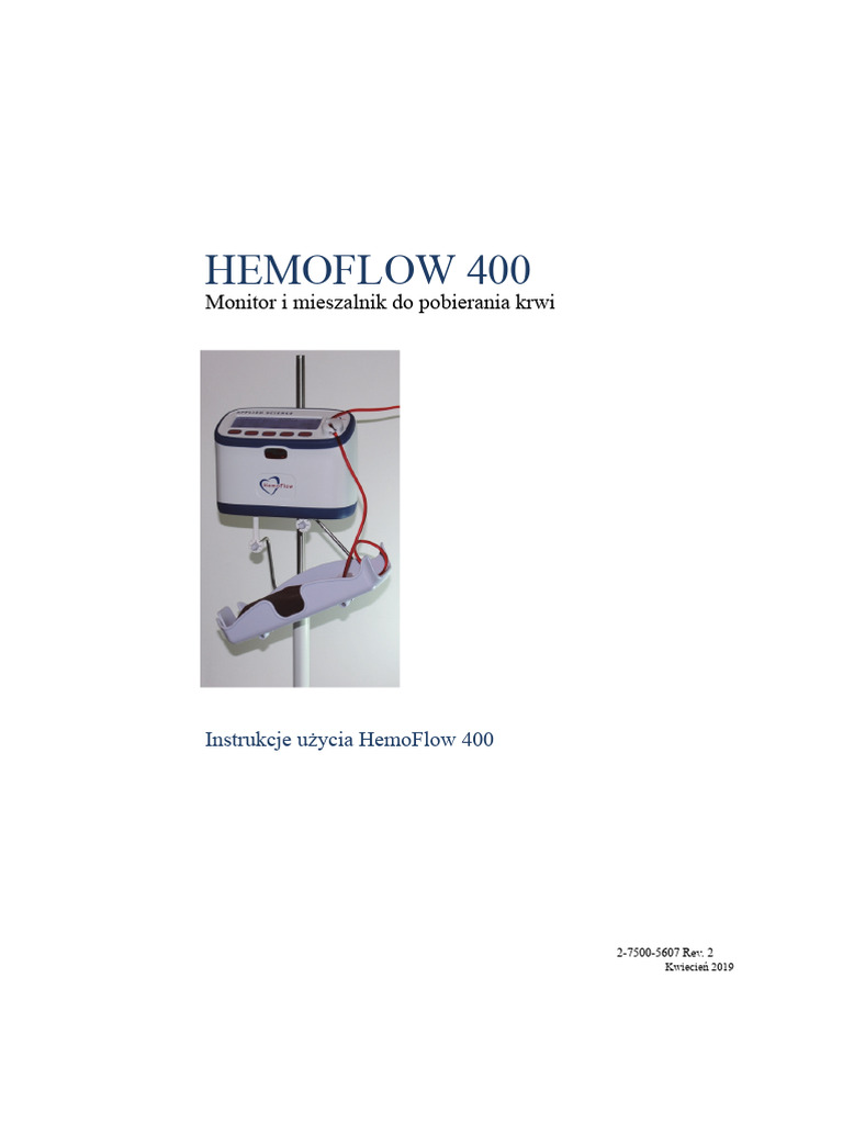 Hemoflow 400 | PDF