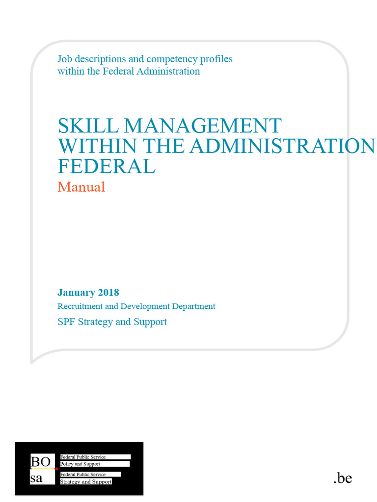Skills Management Manual | PDF | Knowledge | Procedural Knowledge