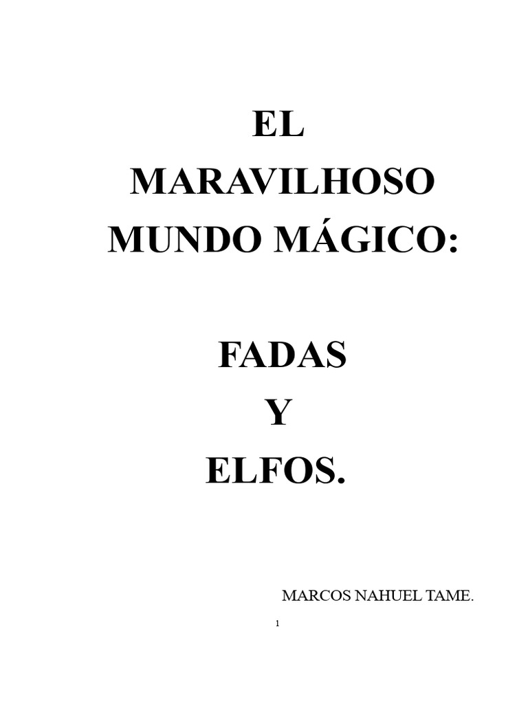 Fadas e Elfos: Segredos do Mundo Mágico | PDF | Elfos | Mitologia nórdica