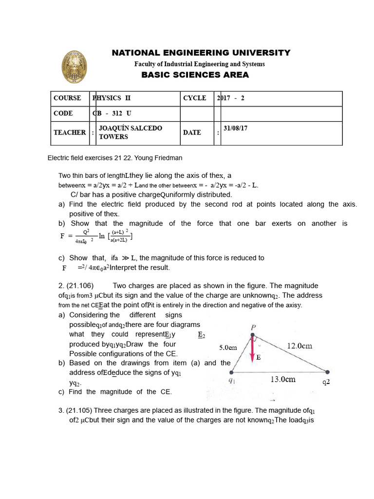 Exercises 1rapc 312 17 | PDF | Force | Rotation