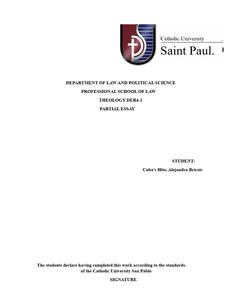Essay Sin Theology | PDF | Sin | Adam And Eve