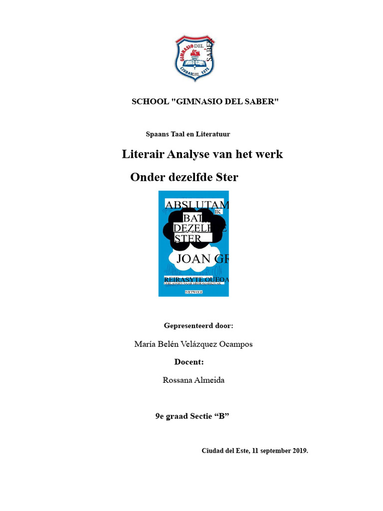 Onder Dezelfde Ster | PDF