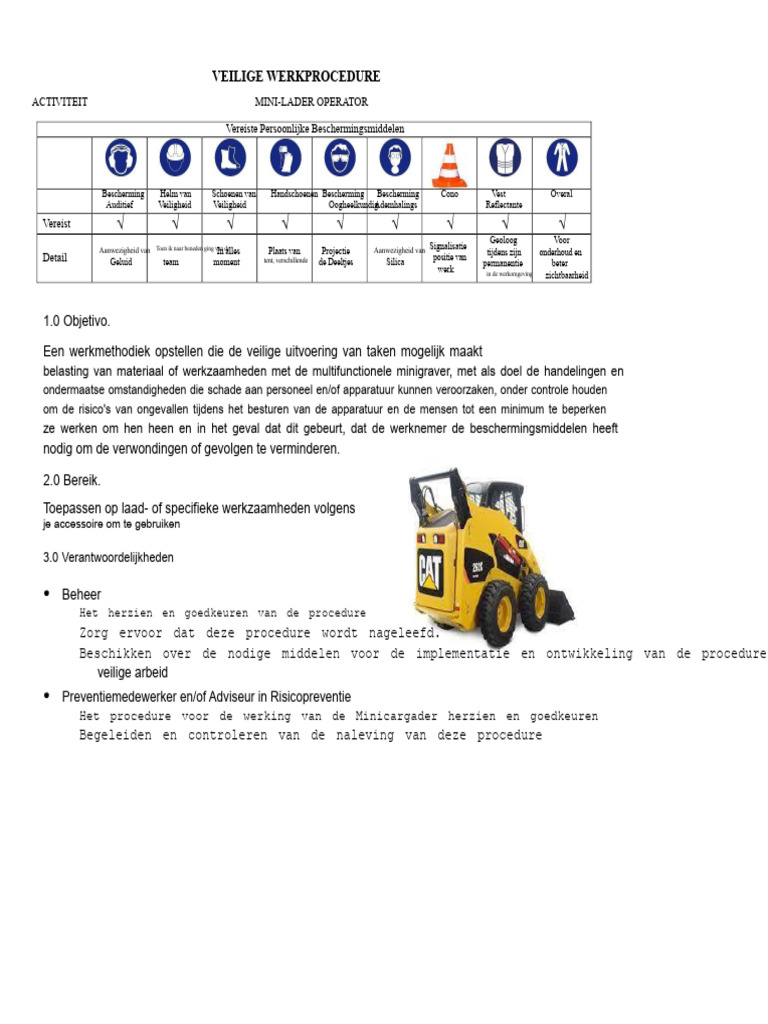 PTS Mini Loader Operator | PDF
