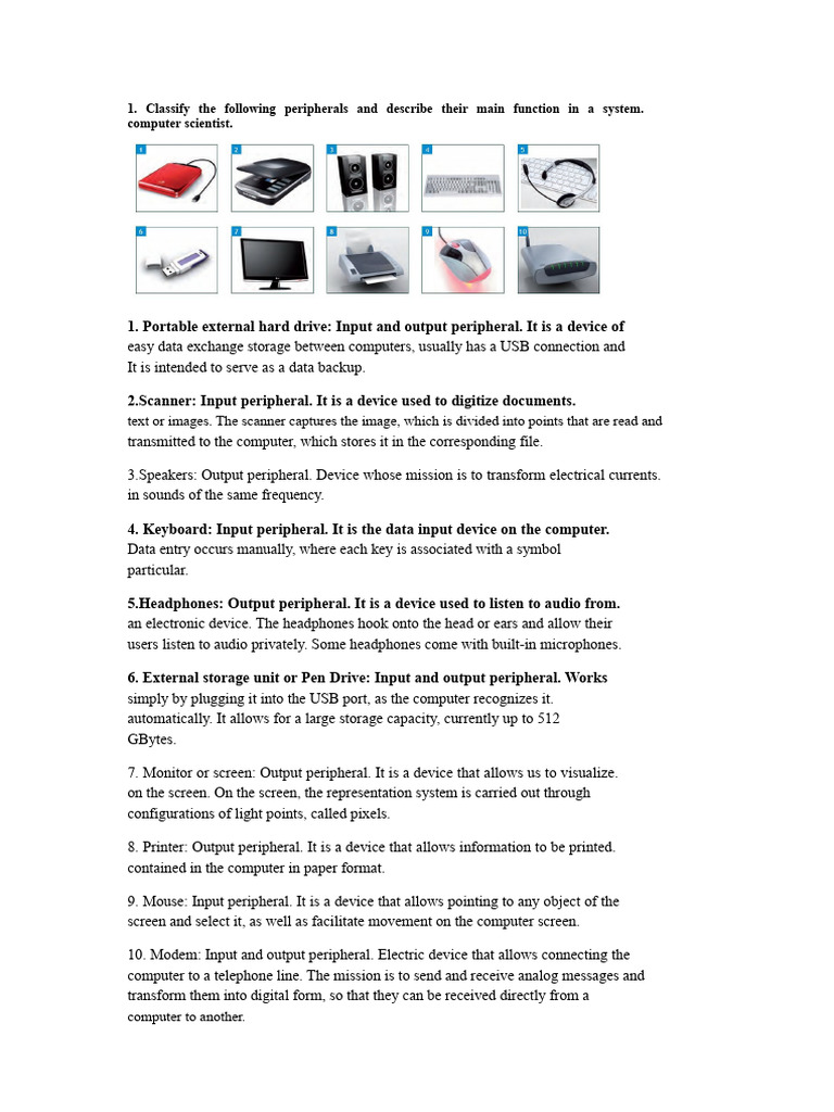 Peripheral Exercises | PDF