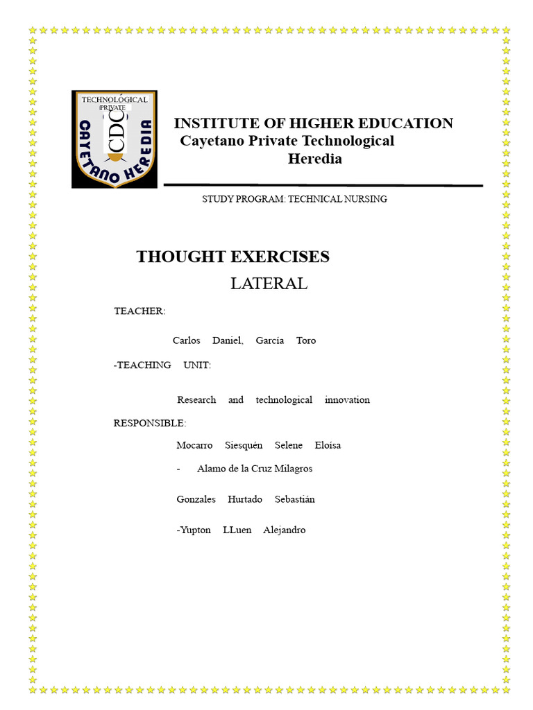 Lateral Thinking Exercises | PDF | Traffic Collision