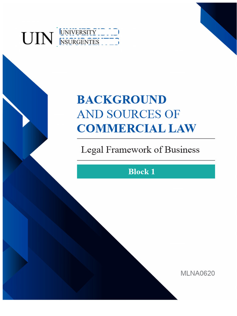 Background of Commerce and Legal Environment of Business | PDF | Roman ...