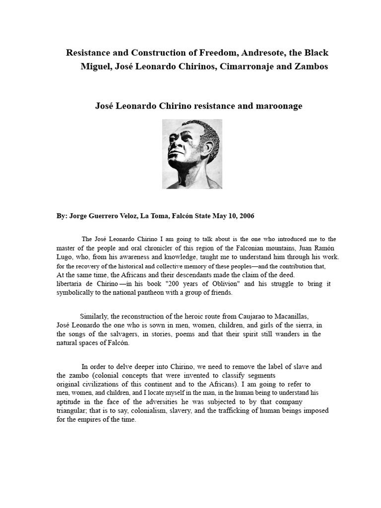 Resistance and Construction of Freedom | PDF | Atlantic Slave Trade ...