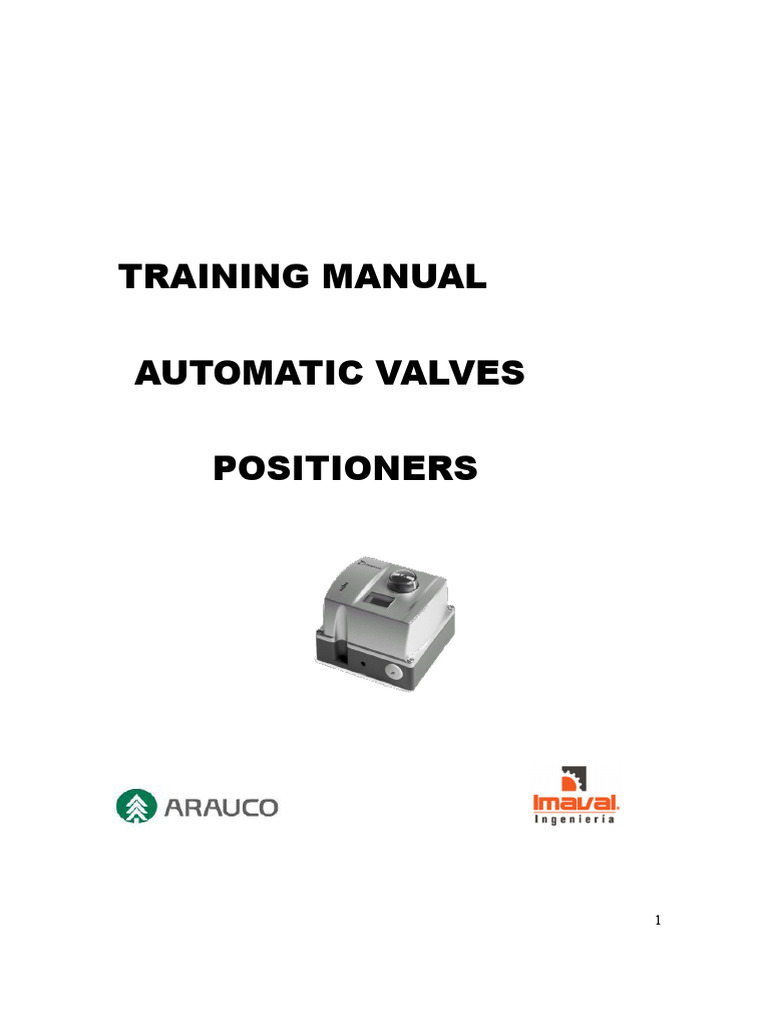 Automatic Valve Positioner Training Guide | PDF | Valve | Mechanical ...