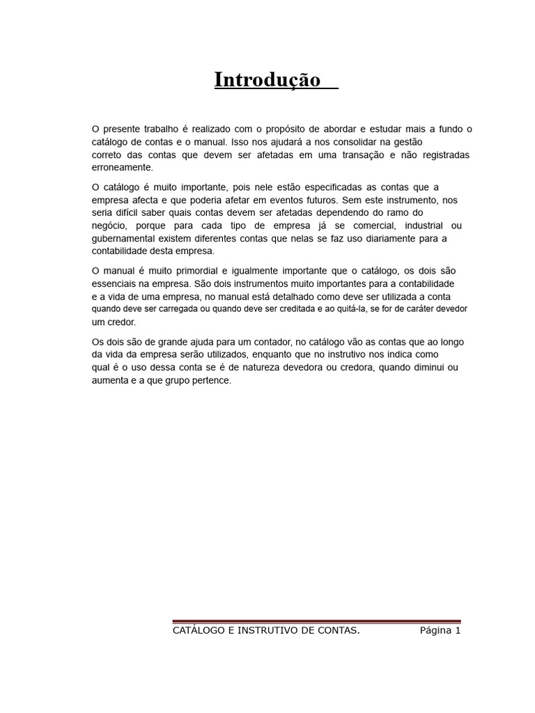 Catálogo e Manual de Contas Contábeis | PDF | Contabilidade | Empréstimos