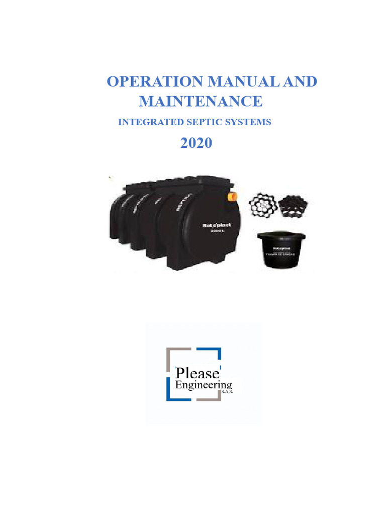 Integrated Septic System Maintenance Guide | PDF | Septic Tank ...