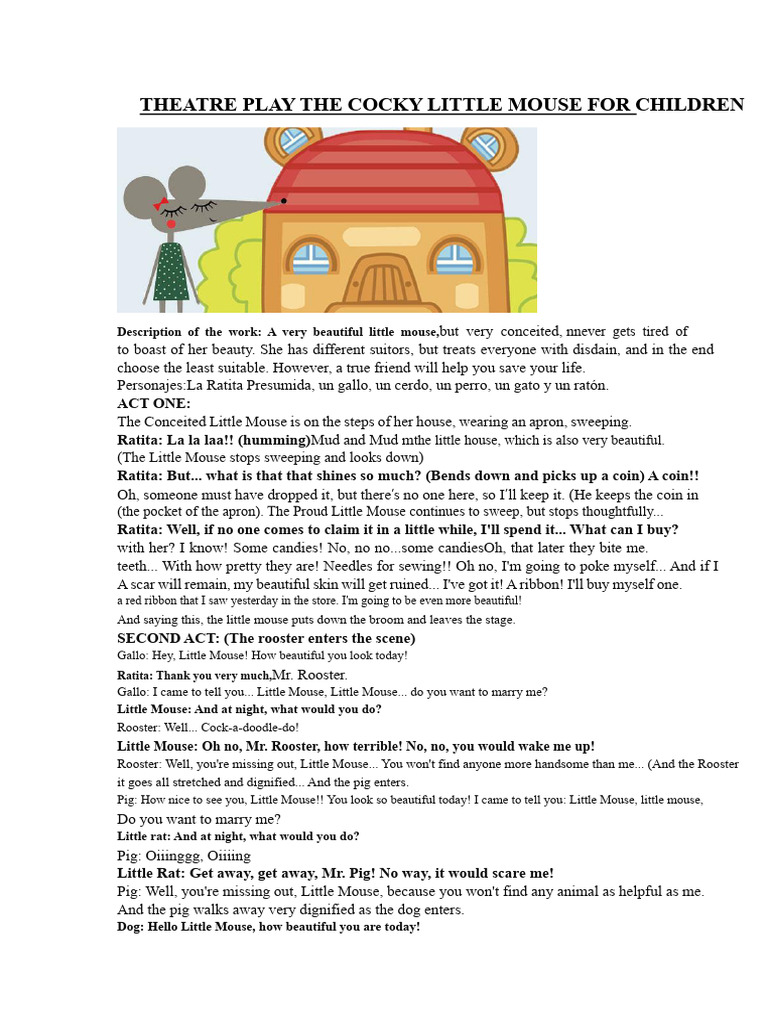 The Proud Little Rat | PDF | Fairy Tales | Folklore