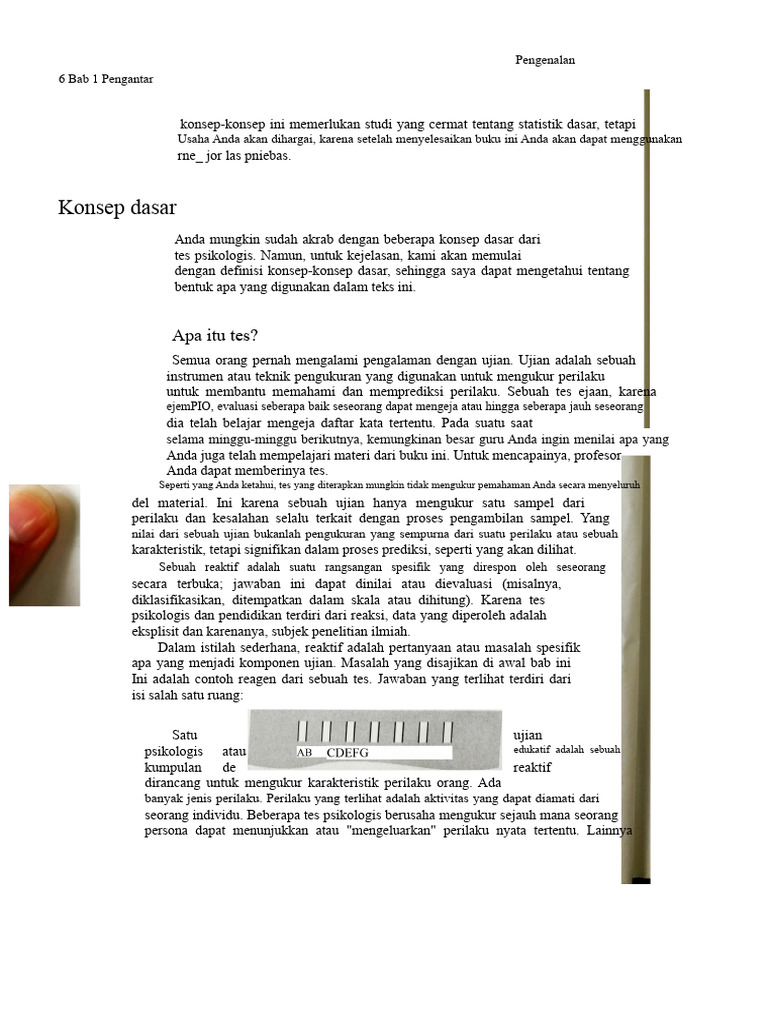 Uji Psikologis. Robert M Kaplan. Saccuzzo | PDF