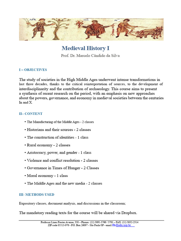 Medieval History I - Marcelo Cândido | PDF | Middle Ages | Charlemagne