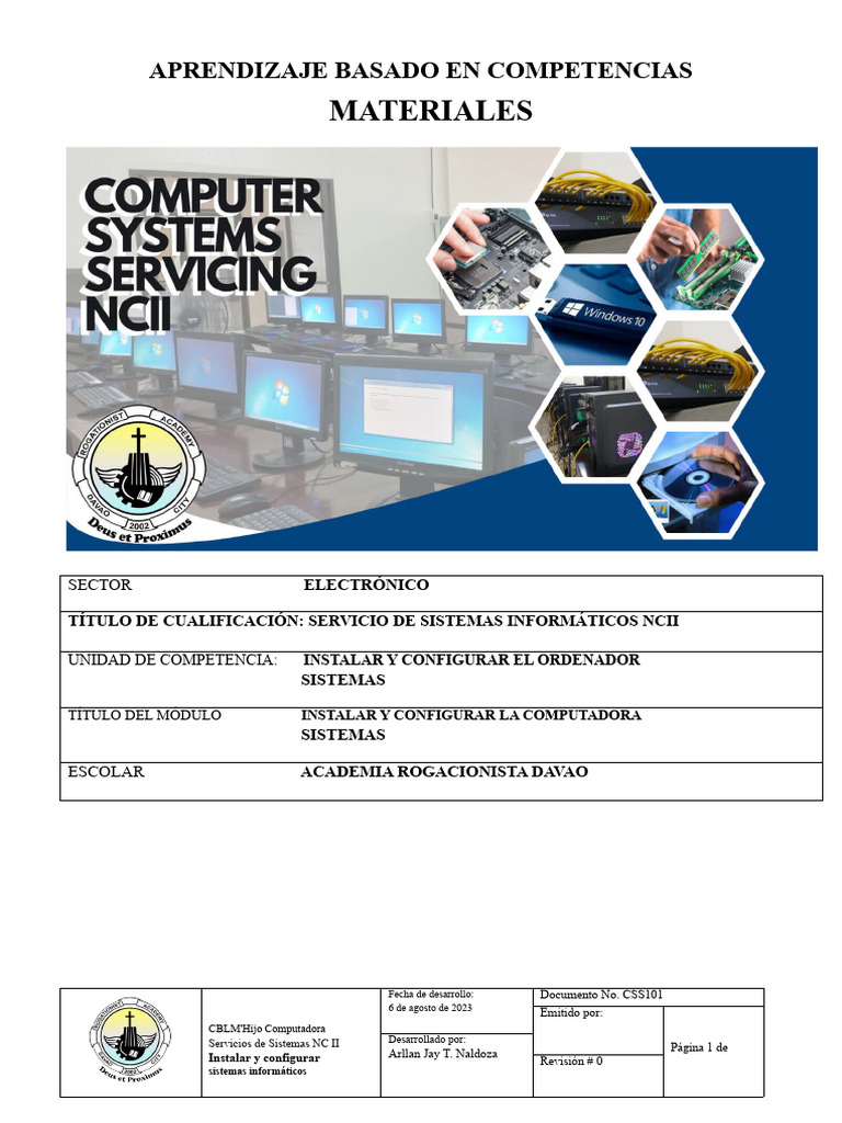 CBLM Tentativo | PDF | Hardware de la computadora | Interfaces gráficas de usuario