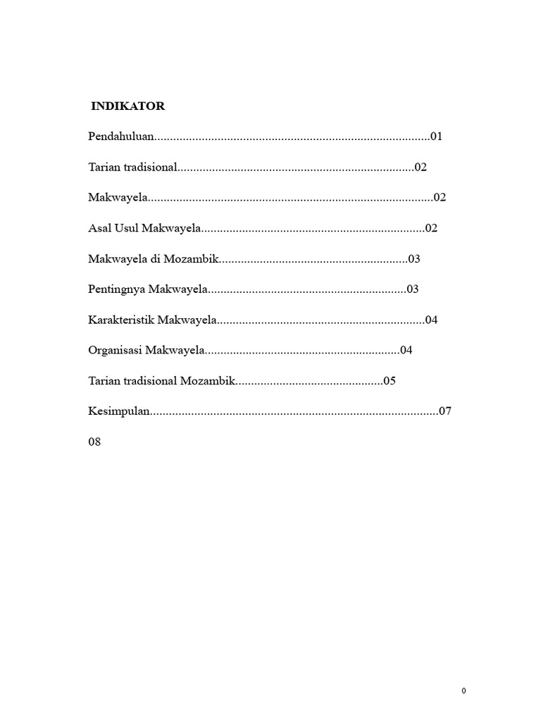 INDIKATOR - Makwayela | PDF
