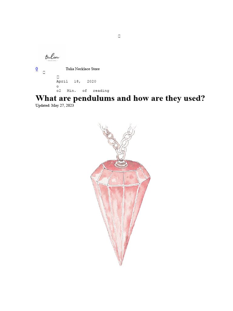 Understanding Pendulums and Their Uses | PDF | Pendulum | Clock