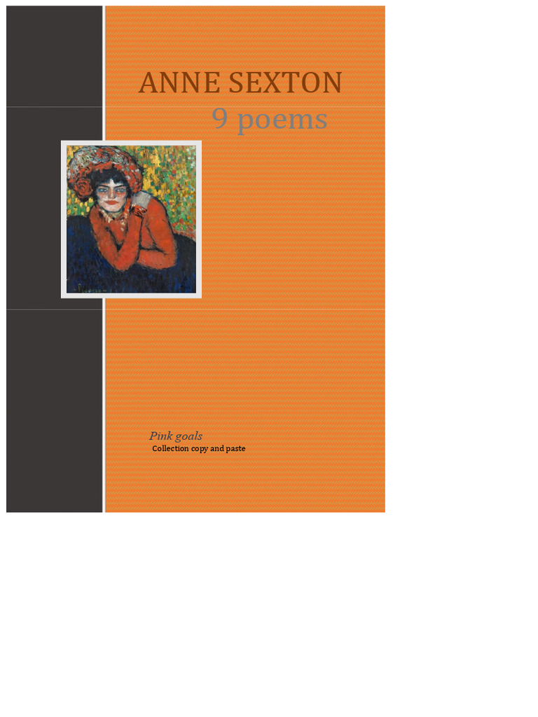 Anne Sexton: Celebrating Womanhood in Poetry | PDF