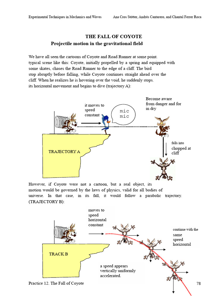 Free Fall + Coyote | PDF | Trajectory | Gravity