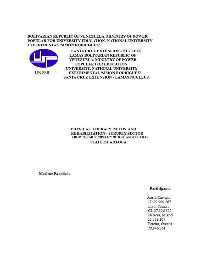 Summary of Thesis Physiotherapy | PDF | Physical Therapy