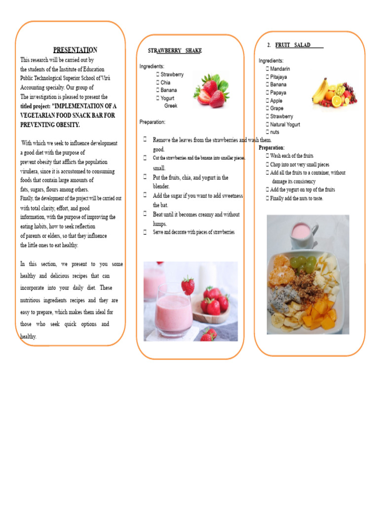 TRIPTYCH | PDF | Cakes | Foods