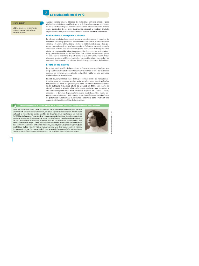 DPCC - Topic and Activities - Citizenship in Peru | PDF
