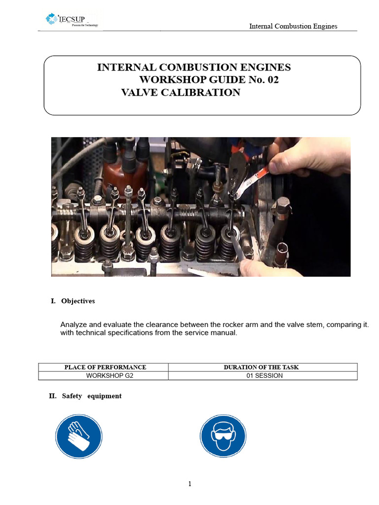 Calibration of Valves | PDF | Engines | Internal Combustion Engine