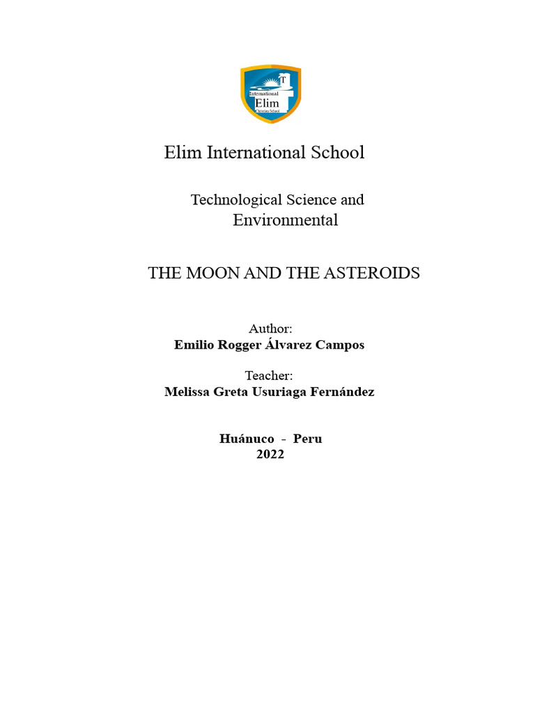 Monograph (The Moon) - (Emilio) | PDF | Moon | Earth