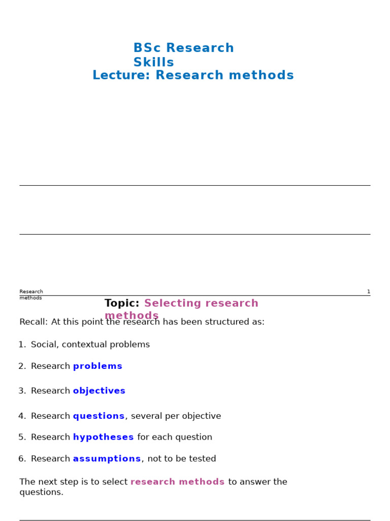 Research Methods in Engineering Research | PDF | Data | Hypothesis