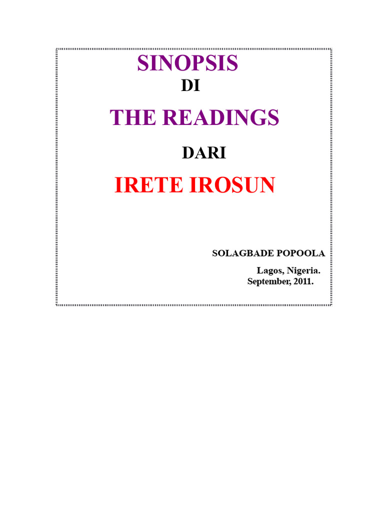 Irete Irosun PDF | PDF