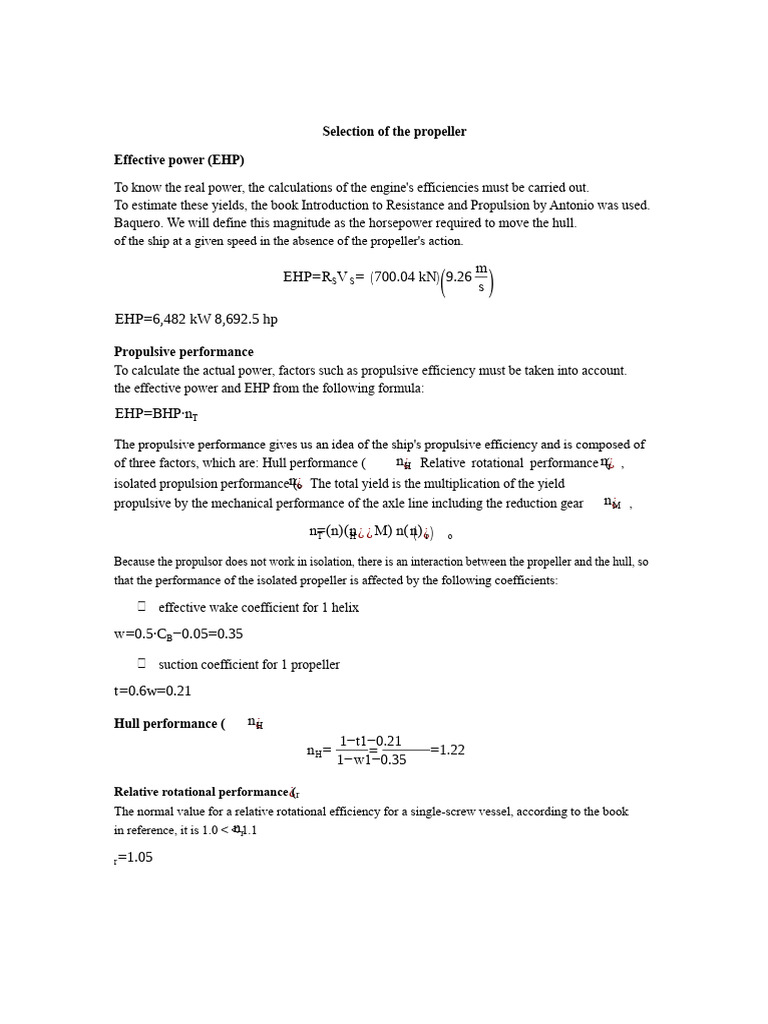Helix Calculation | PDF | Propeller | Horsepower