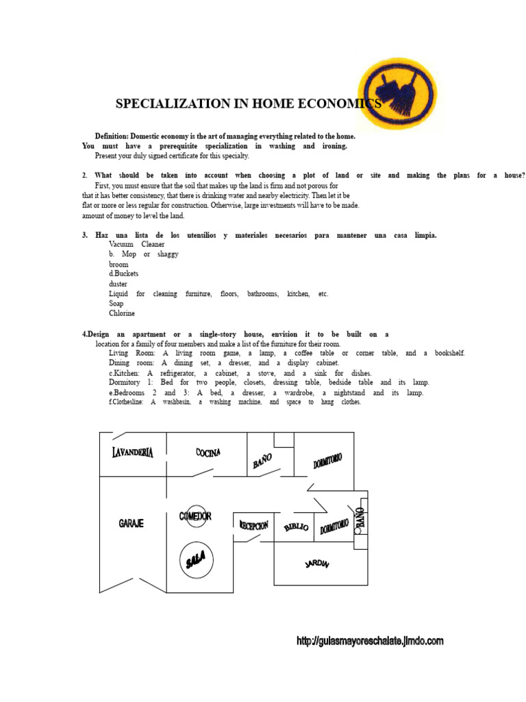Domestic Economics | PDF | Wall | Home