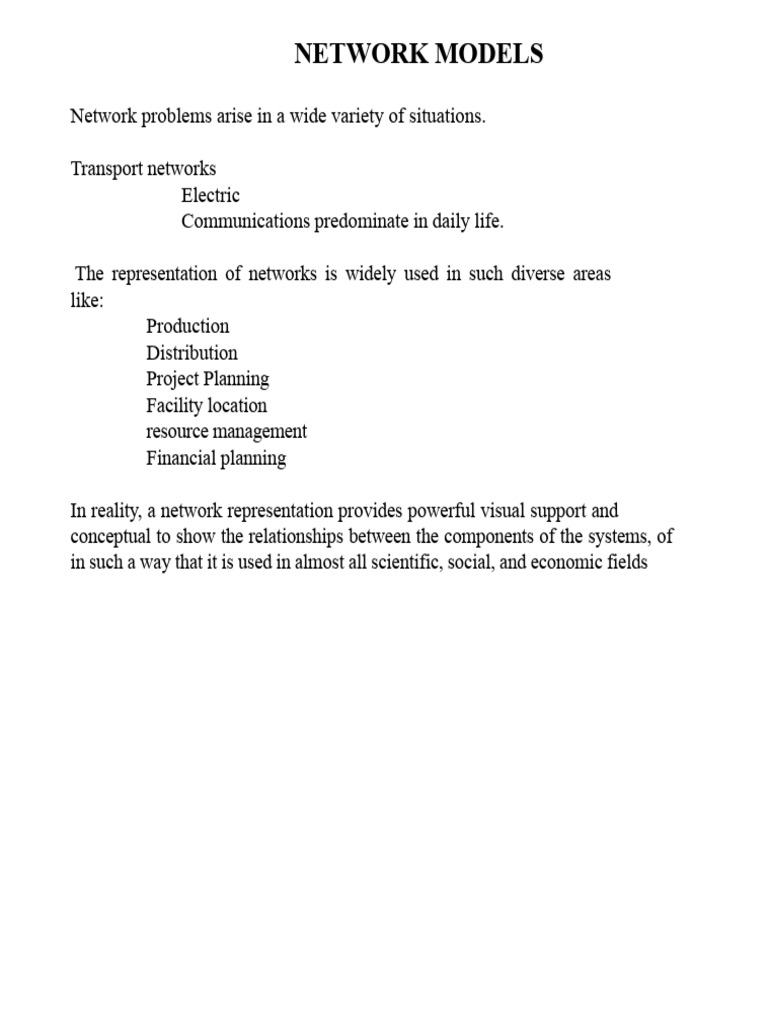 Networks | PDF | Mathematical Optimization | Linear Programming