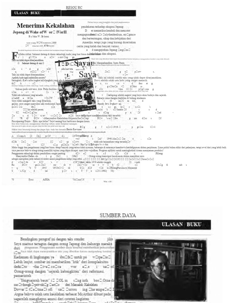 Menerima Kekalahan Jepang Setelah Perang Dunia Kedua | PDF