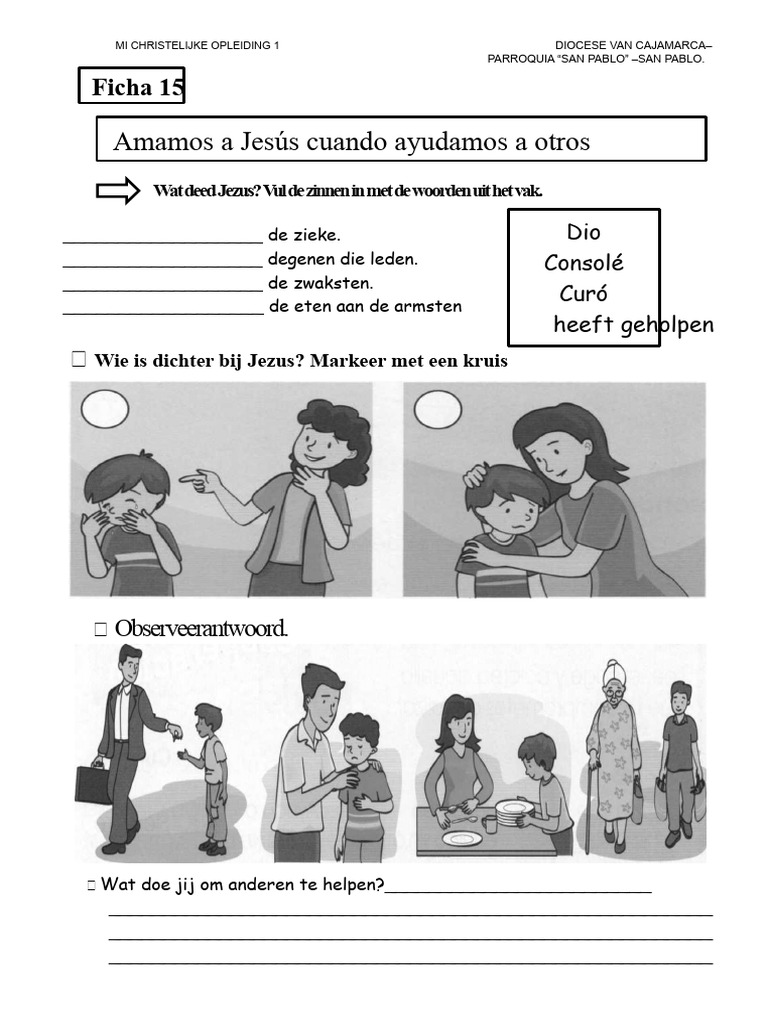 We Houven Van Jezus Wanneer We Anderen Helpen | PDF