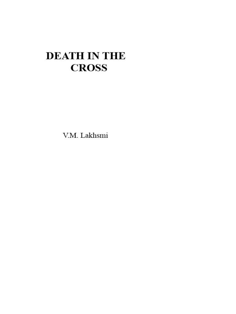 Death On The Cross | PDF | Adam | Adam And Eve