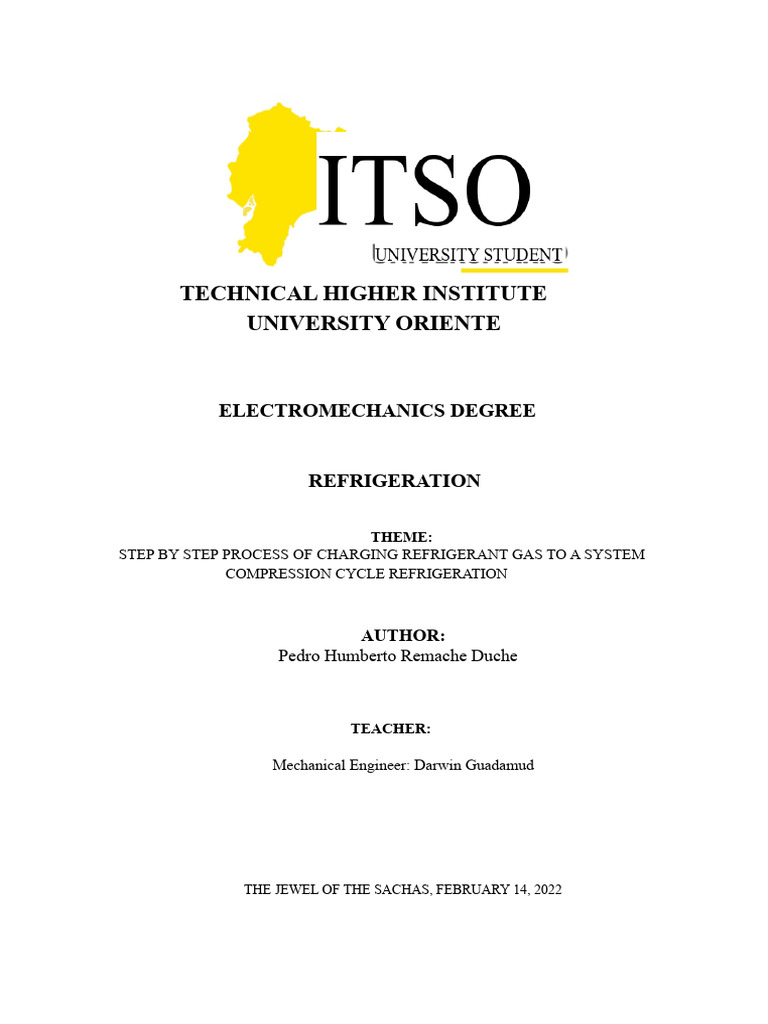 Charging R134A Refrigerant Process Guide | PDF | Refrigeration | Gases