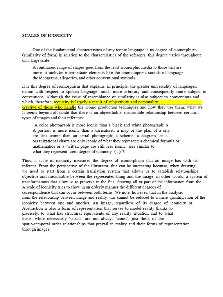 Understanding the Scale of Iconicity | PDF | Image | Vector Space