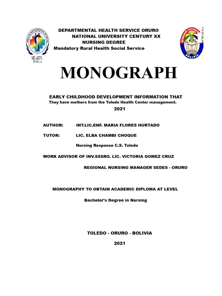 Monograph Toledo 1 | PDF | Child Development | Developmental Psychology