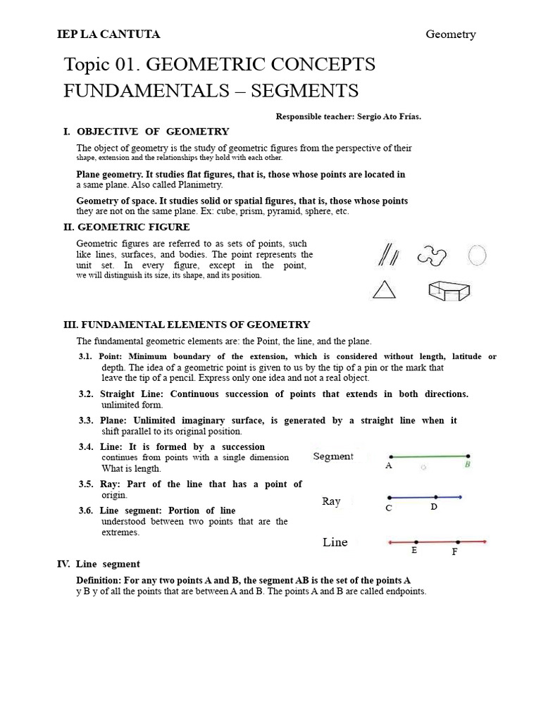 SEGMENTS THEORY | PDF | Geometry | Line (Geometry)