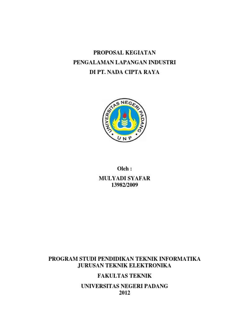 Proposal Pli New | PDF