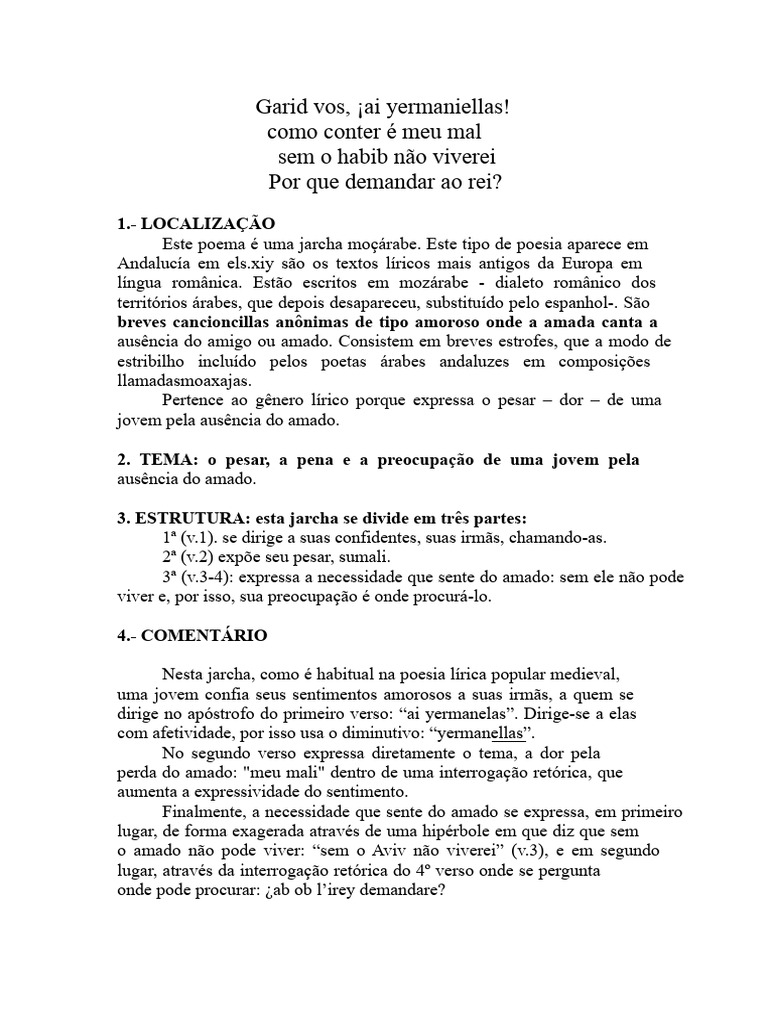 Garid Vocês | PDF | Poesia