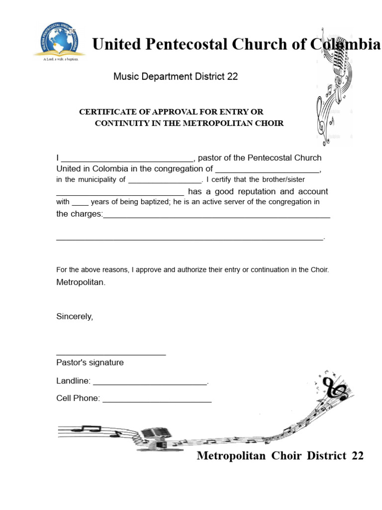 Approval of The Pastor | PDF