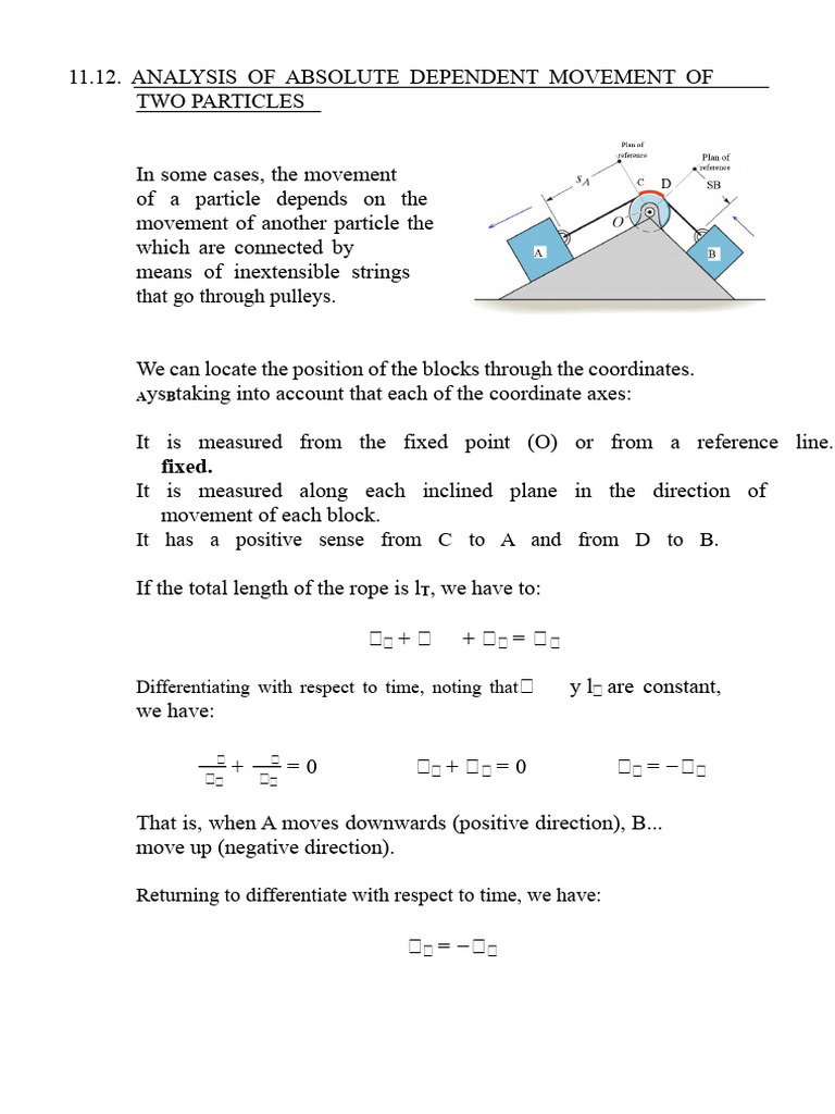 Analysis of Particle Movement Dynamics | PDF | Kinematics | Physical ...