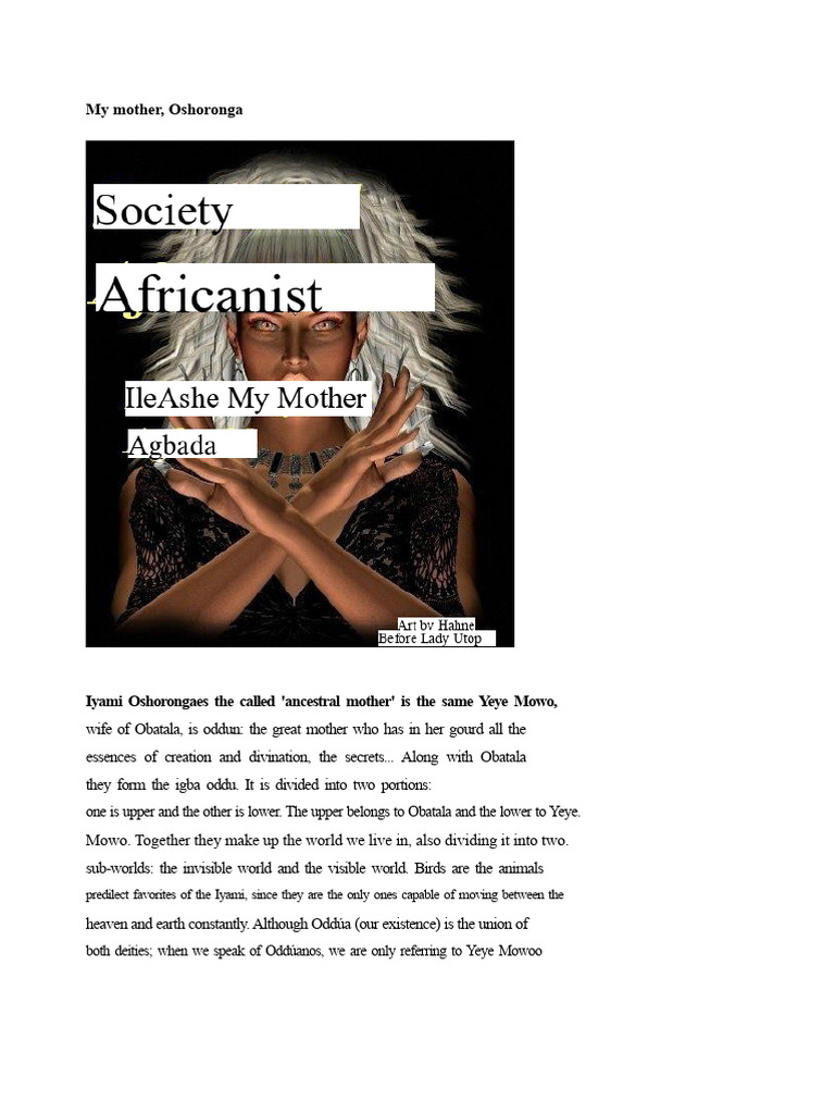 Iyami Oshoronga | PDF | Witchcraft