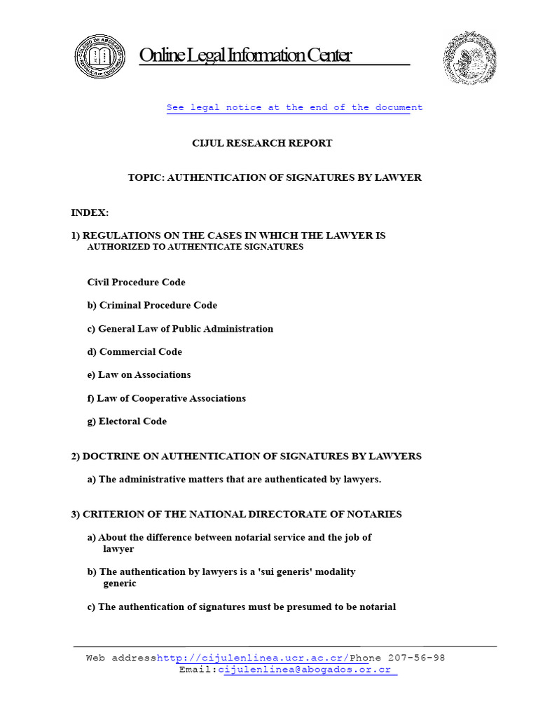 Signature Authentication by A Lawyer | PDF | Notary Public | Lawyer