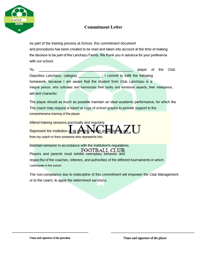 Commitment Letter | PDF