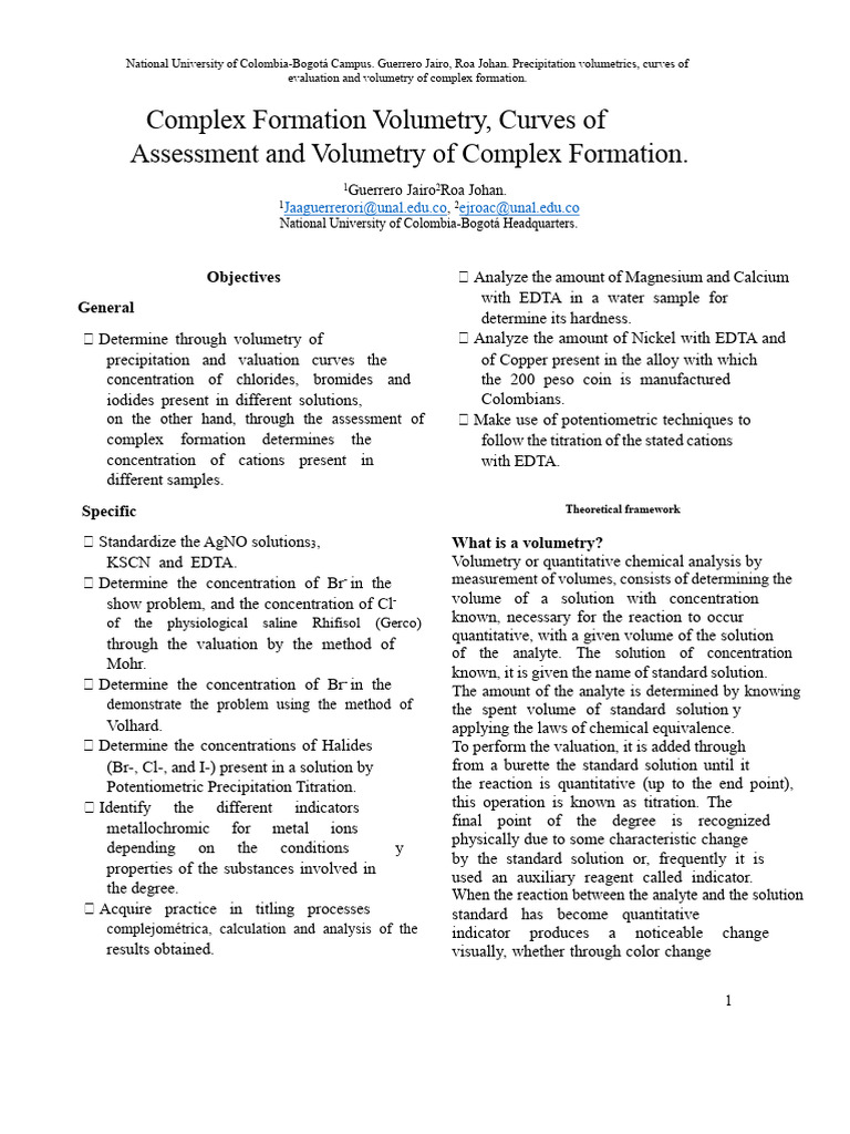 Report - Precipitation Volumetry, Valuation Curves - Volumetry of ...