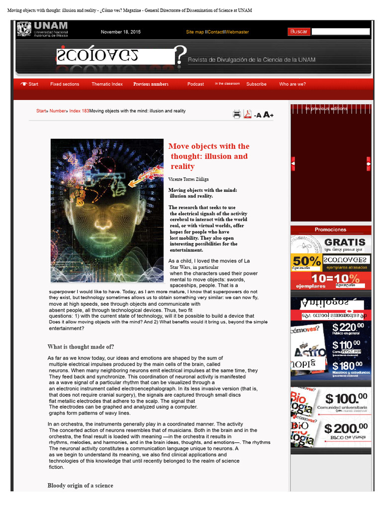 Moving Objects With Thought Illusion and Reality - Magazine How Do You ...